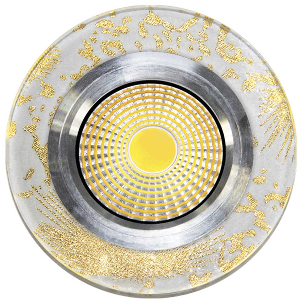 Spot LED SPD-X30T GOLD ROUND (Tekled)100sht - Tekled