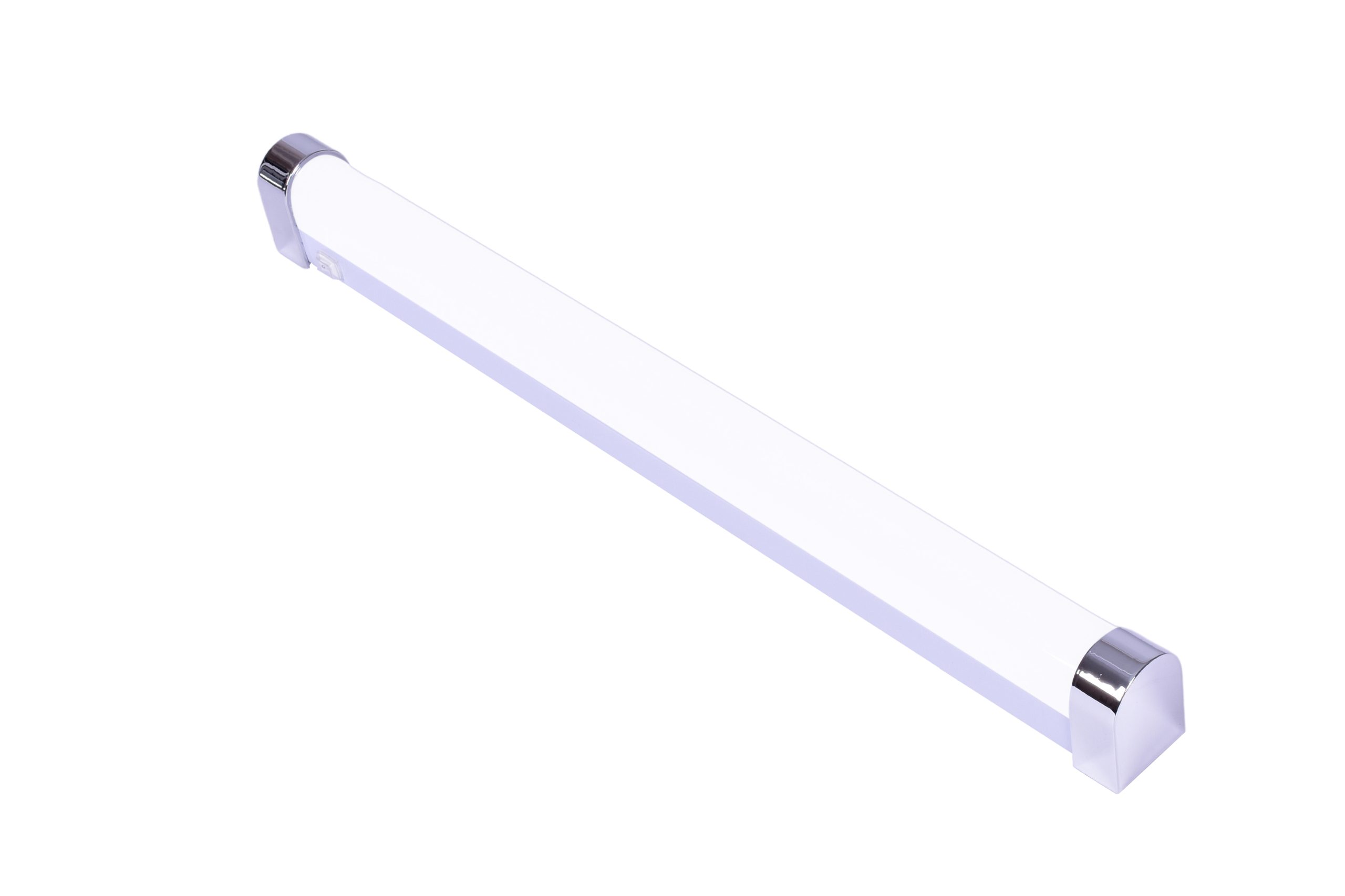 LED Mirror Bathroom Sanity Room Light 60cm 15W 4000K White+Chrome - Tekled