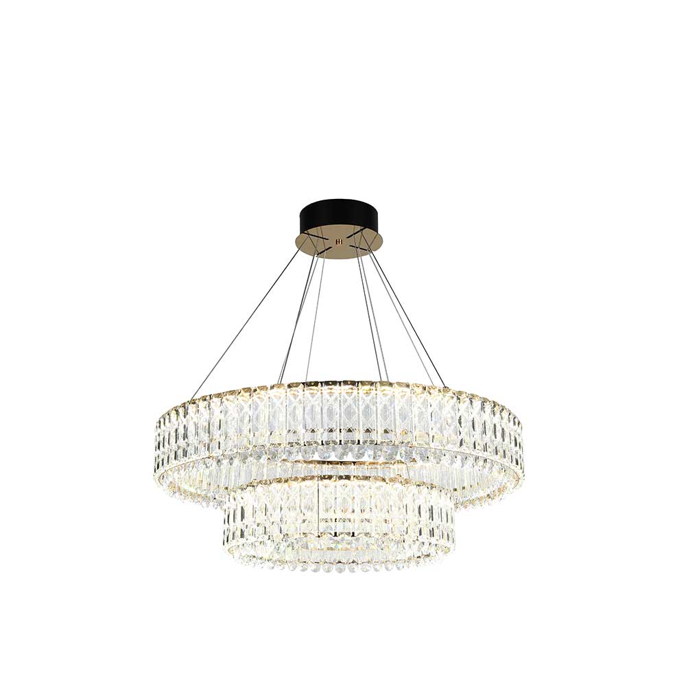 Crystal Gold Ceiling Chandelier Light Q8986 3Colour D800+D500mm 150W ...